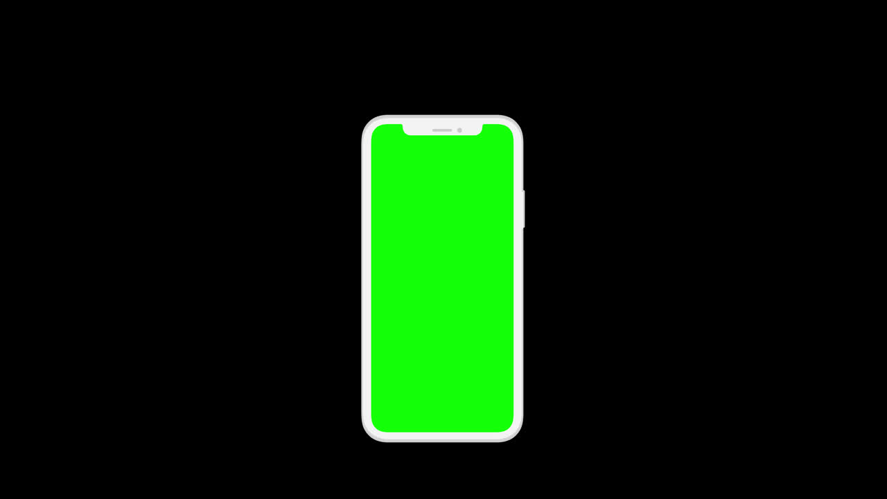 Premium stock video - Mobile phone green screen loop animation video ...