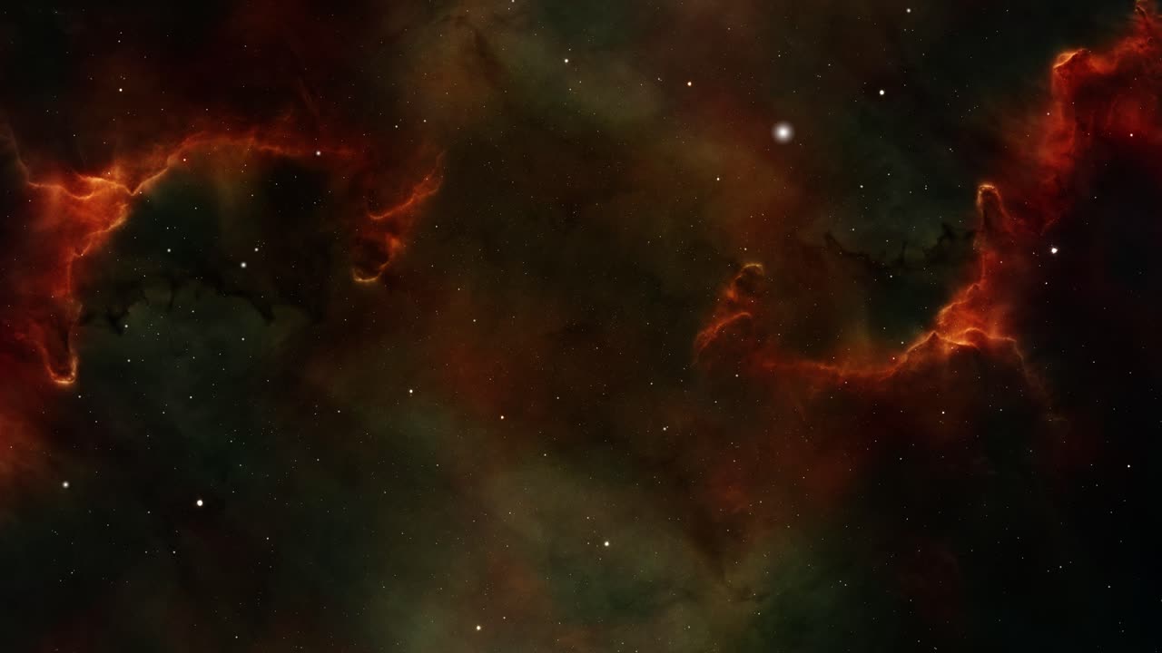 4k 3d space exploration to the orion nebula Premium Stock Video Footage