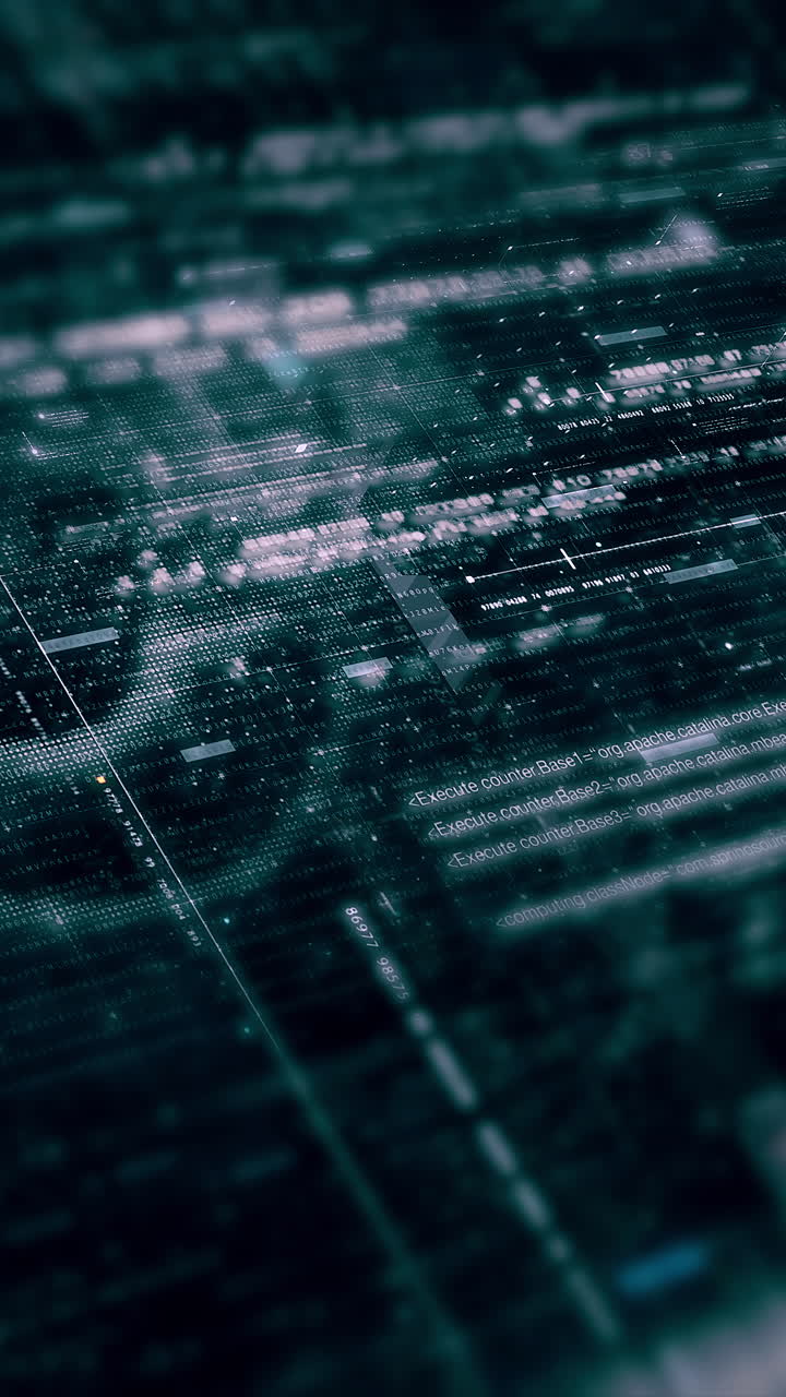 Premium stock video - Futuristic metaverse hi-tech digital data ...