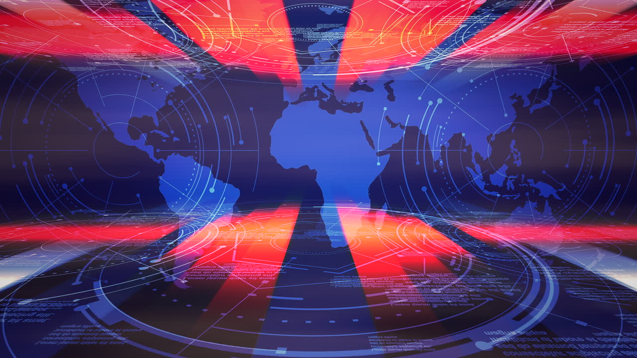 News Intro Graphic Animation With Lines And World Map 7 Free Motion Graphics & Backgrounds ...