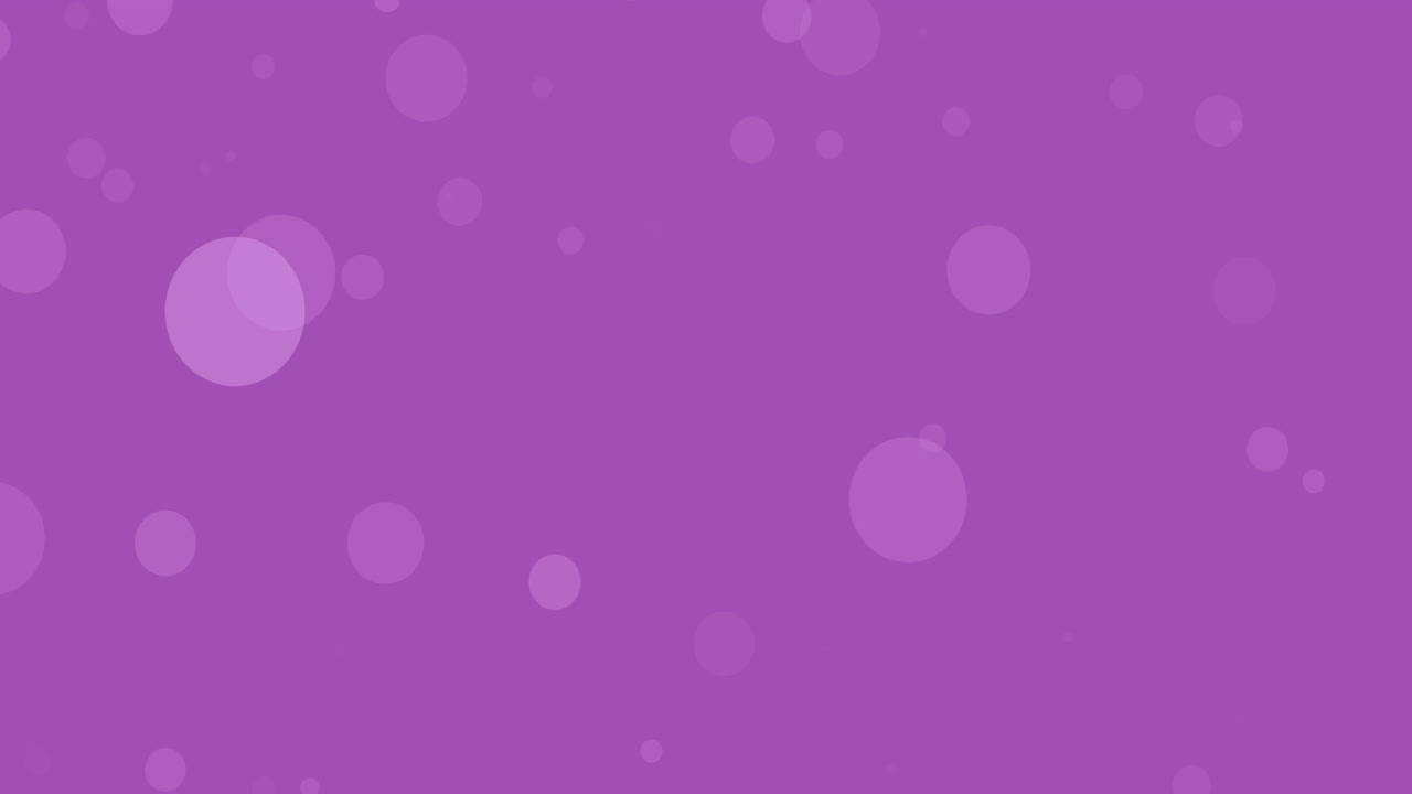 Premium stock video - Animation of purple spots moving over purple ...