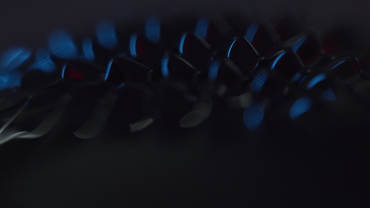 Fluid forming spikes in a dark abstract atmosphere Premium Stock Video ...