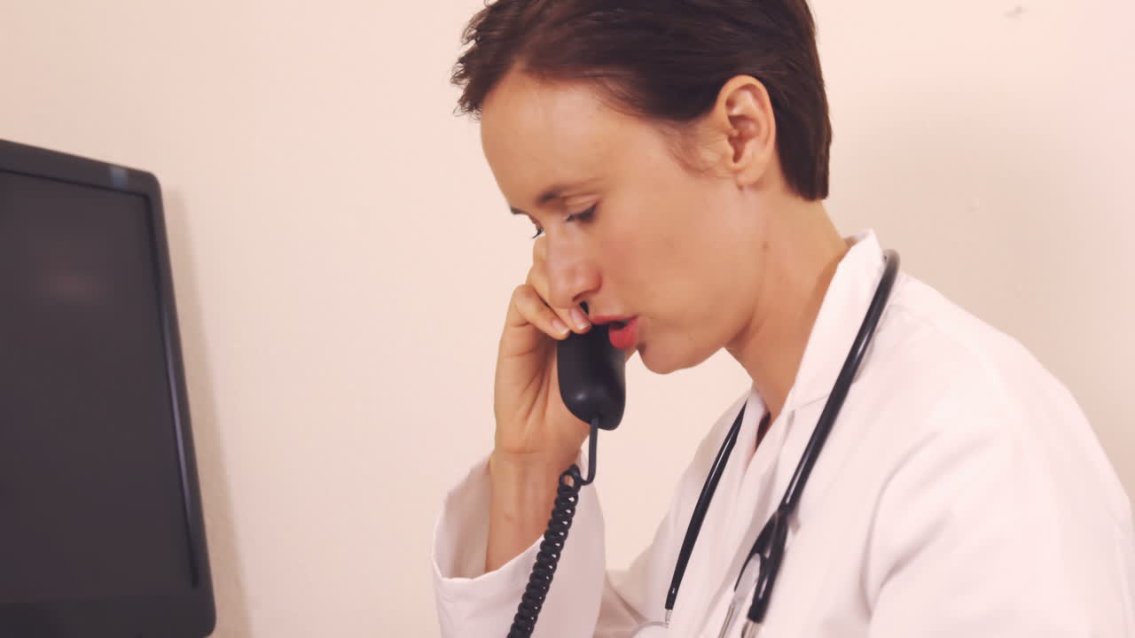 Vet Making A Phone Call Free Stock Video Footage Download Clips