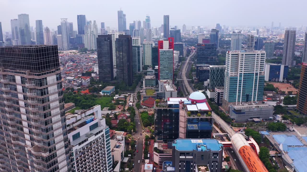 High-rise modern buildings in kuningan city, kecamatan setiabudi in ...