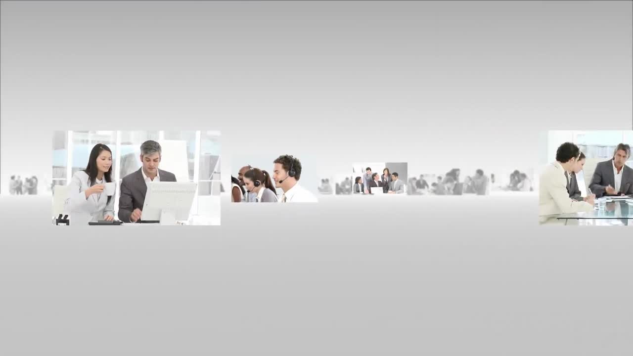 Montage Footage Showing The Concept Of Teamwork In Business Free Stock ...