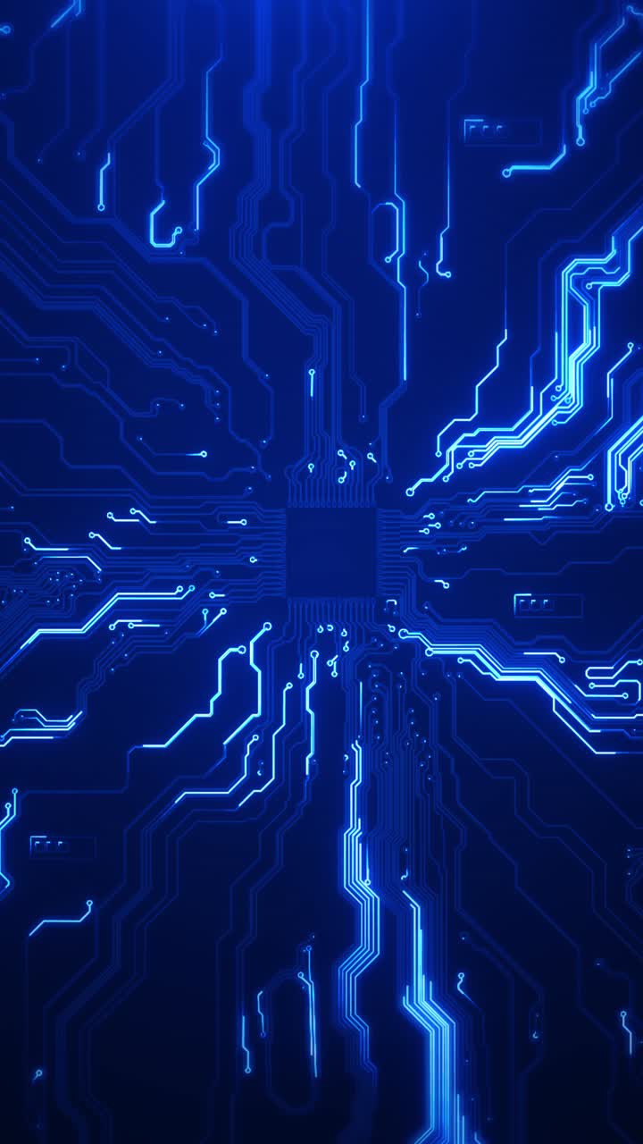 Digital technology technology line light effects circuit board ...