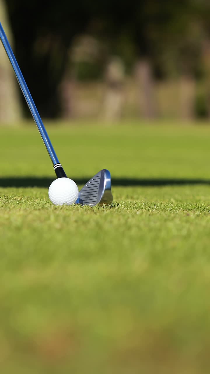 Golfer playing golf | Premium Stock Video Footage