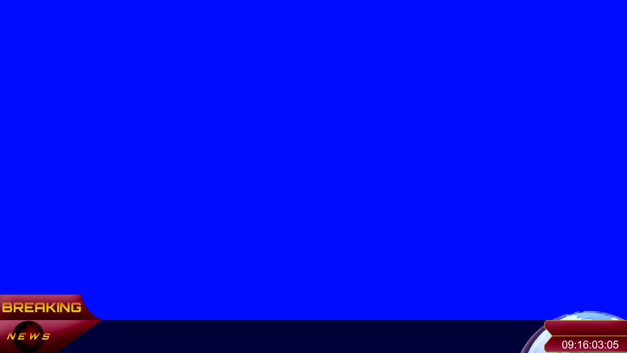 Animated News Broadcast Overlay For The Bottom Of The Screen, Lower ...