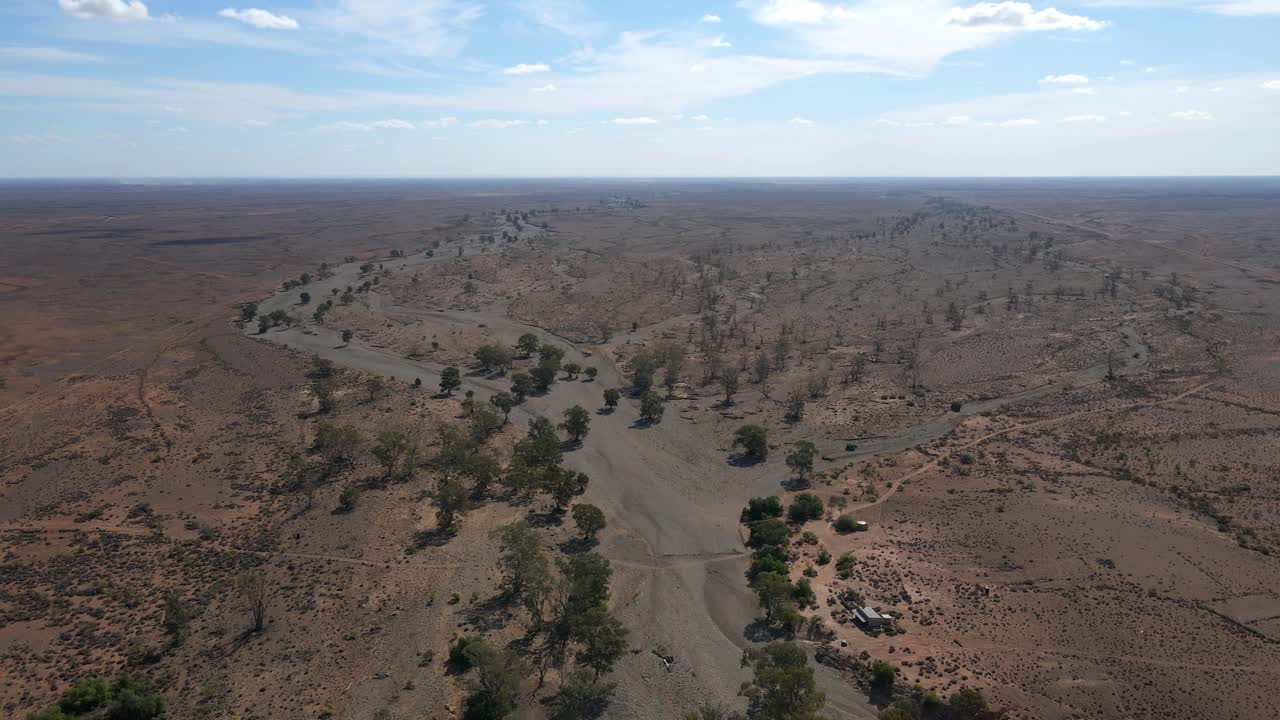 Premium stock video - Flinders ranges national park aerial topdown view ...