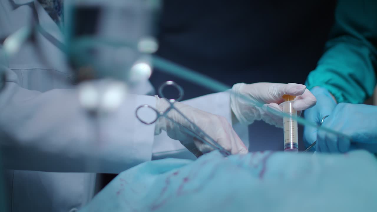 Surgeons Operating. Anesthesia Procedure. Medical Operation. Surgical ...