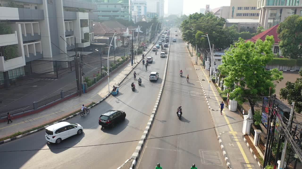 City Street View in Indonesia | Premium Stock Video Footage