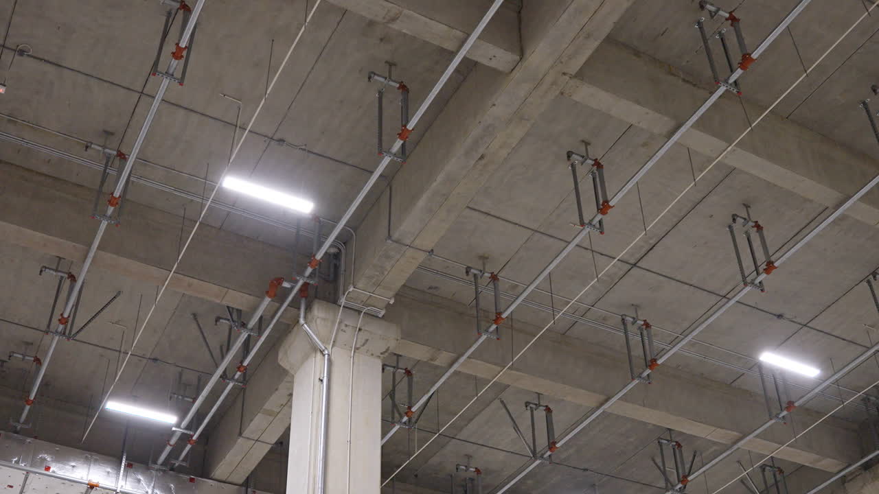 Interior Ceiling of New Large Distribution Warehouse | Premium Stock ...