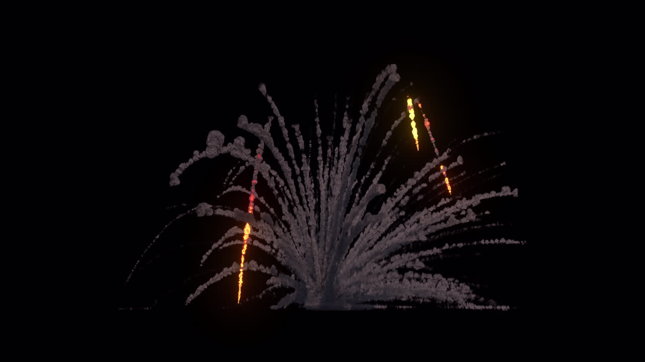 Premium stock video - 4k meteor explosion impact- flying in the sky ...