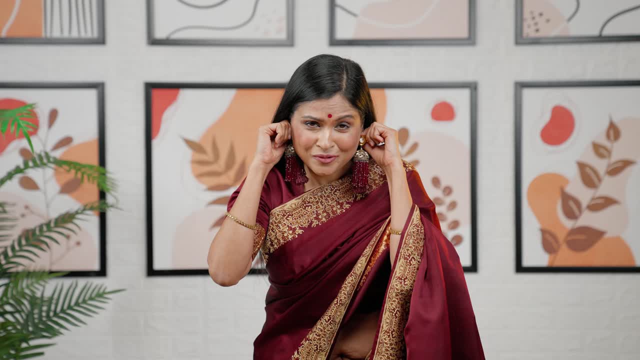 Premium stock video - Indian woman sorry and apologizing