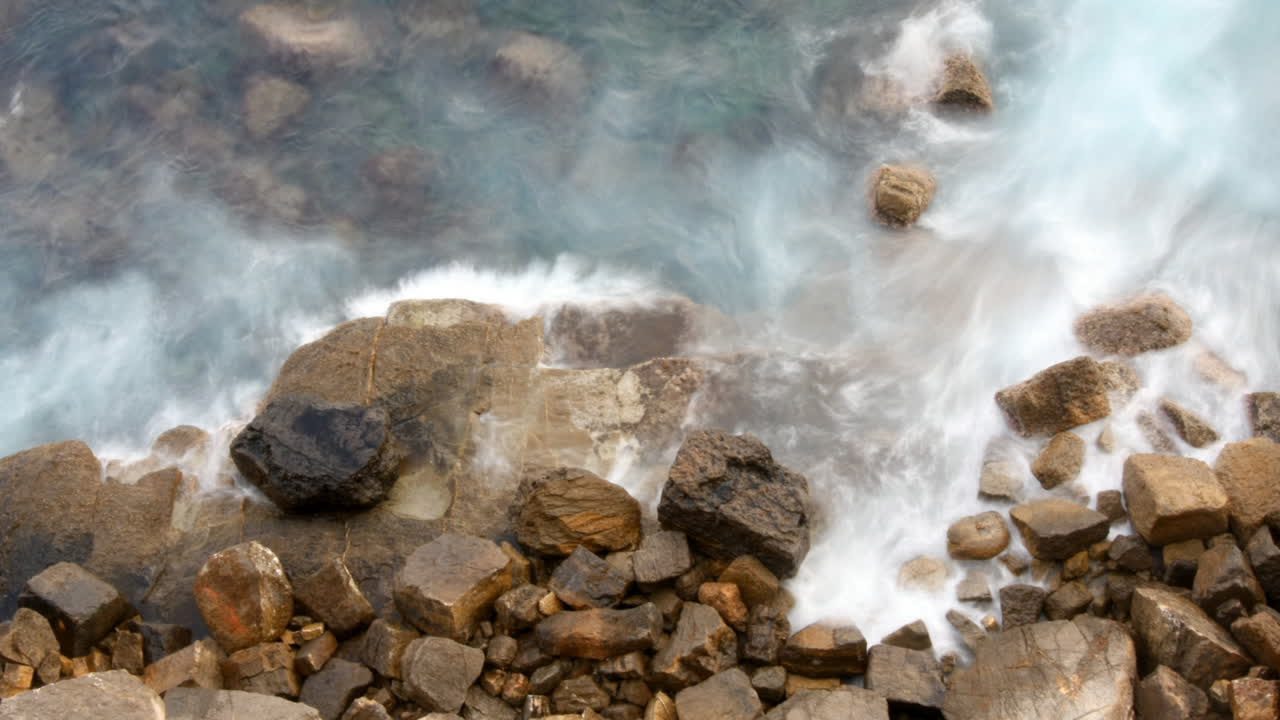 Premium stock video - Rocks crash 2