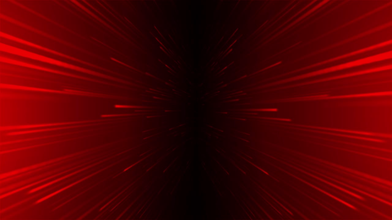 Premium stock video - Animation of glowing colorful red lines flowing ...
