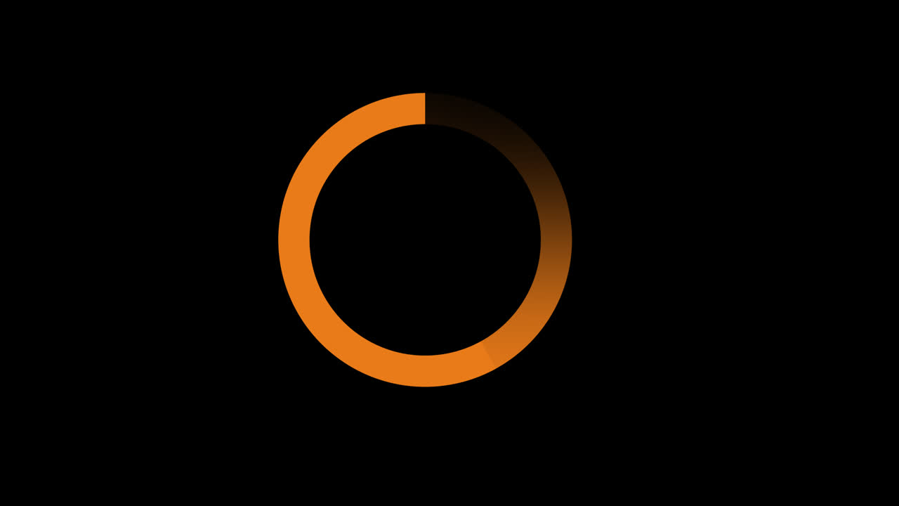 Premium stock video - Loading progress upload or download circle ...