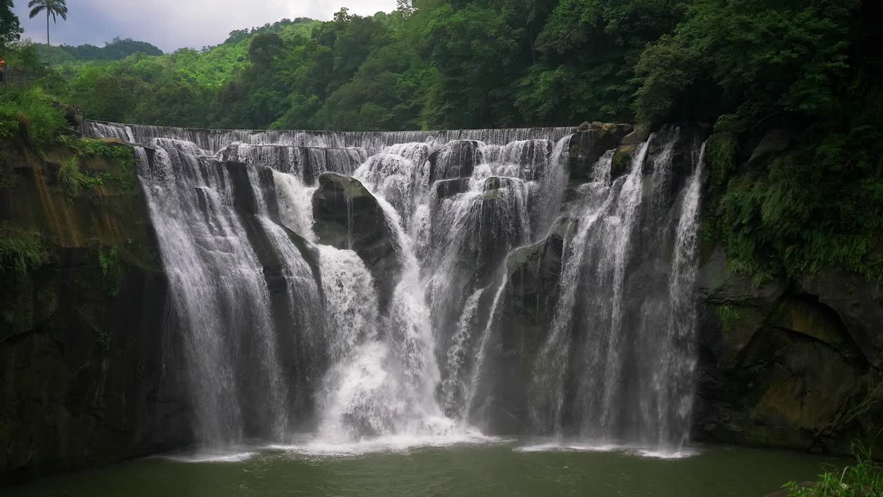 Taiwan Nature Waterfall, Natural Environment Free Stock Video Footage ...