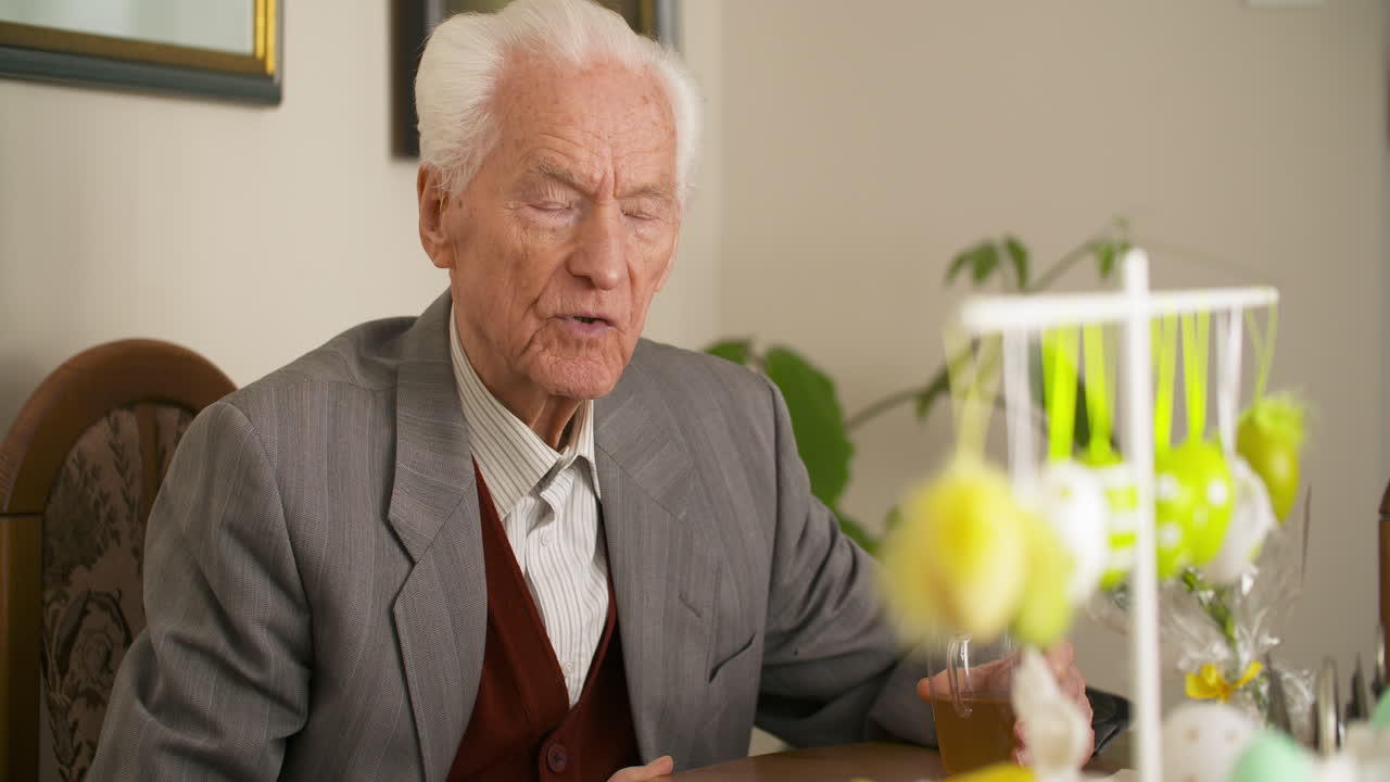 Premium stock video - Portrait of old man retirement 14