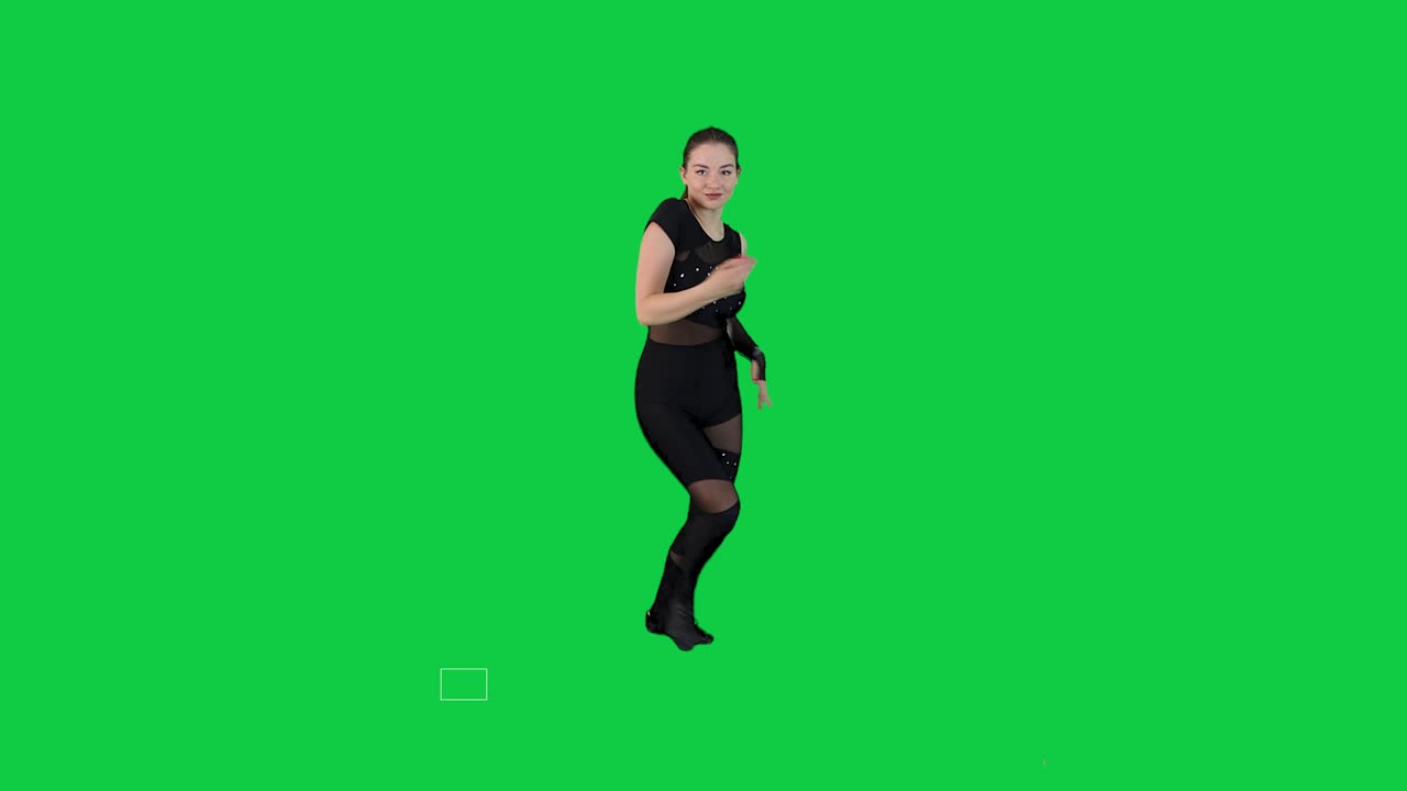 Premium stock video - Stunning female dancer performing a dance in slow ...