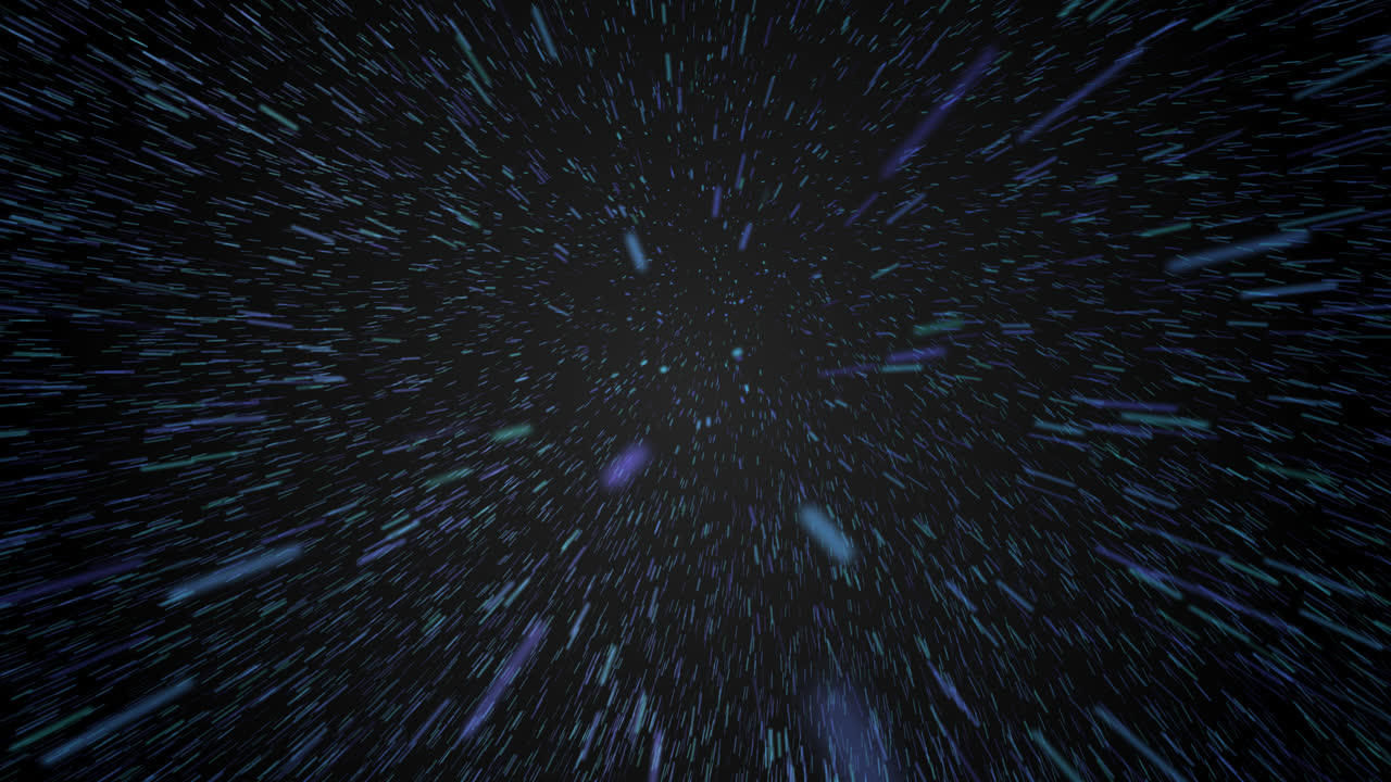 Premium stock video - Fast moving line particles flow movement at the ...