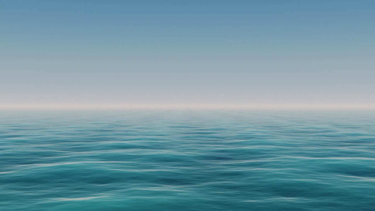 Premium stock video - Ocean waves background loop animation