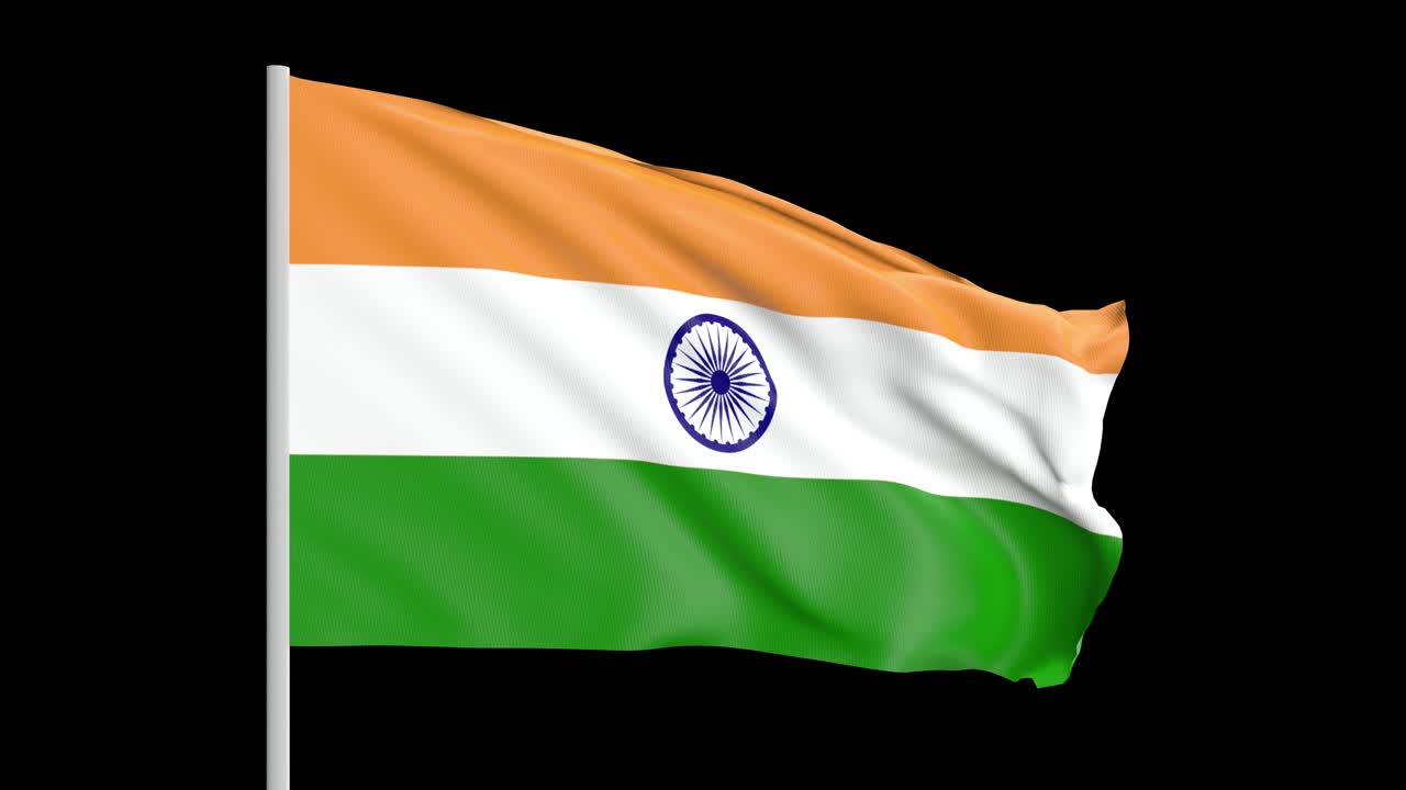 Premium stock video - National animated sign of india, animated indian ...