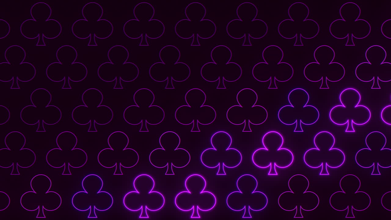 Premium stock video - Intriguing black and purple spade pattern on ...