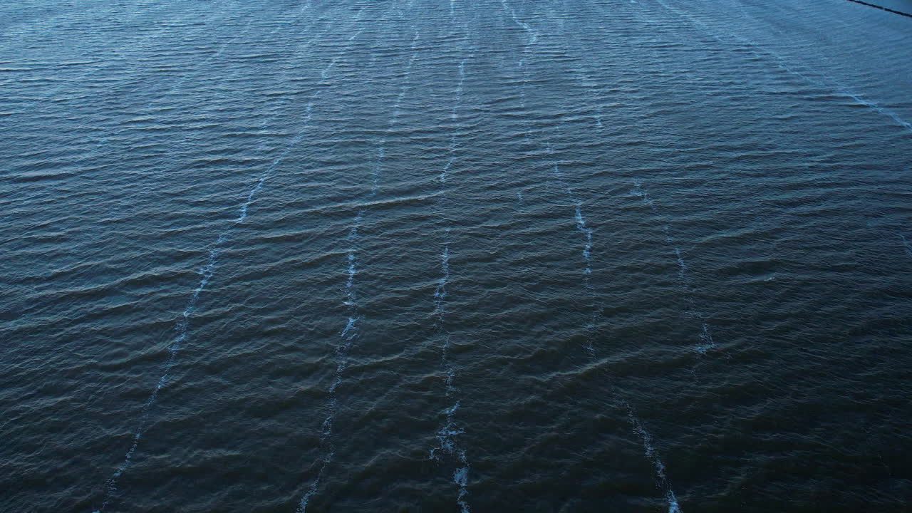 Premium stock video - Langmuir circulation occurring on water surface ...