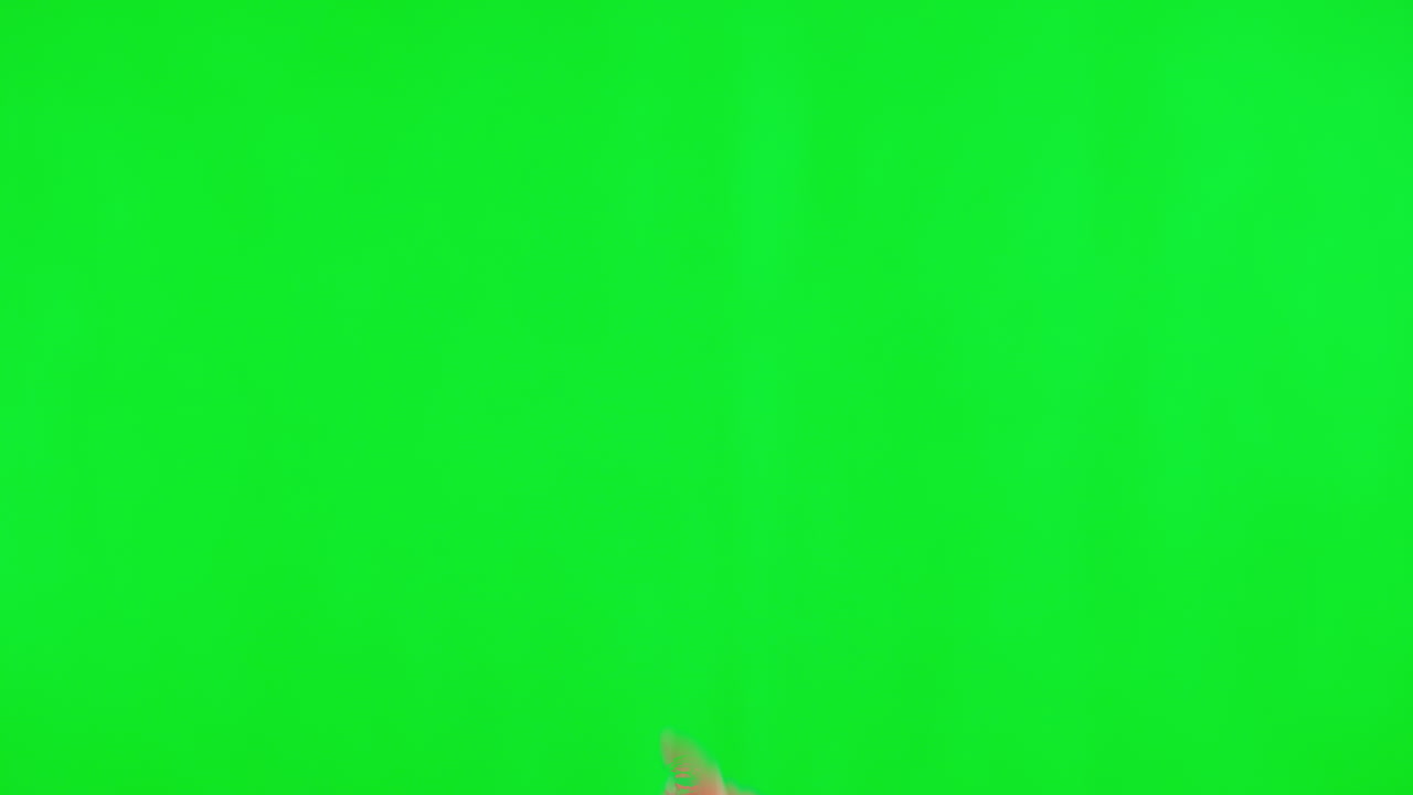 Premium stock video - Hand, green screen and touchscreen technology