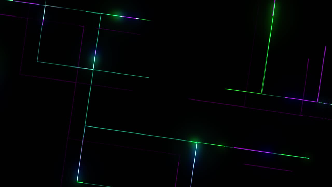 Futuristic Square Neon Grid Seamlessly Loopable Vjloop Animation ...