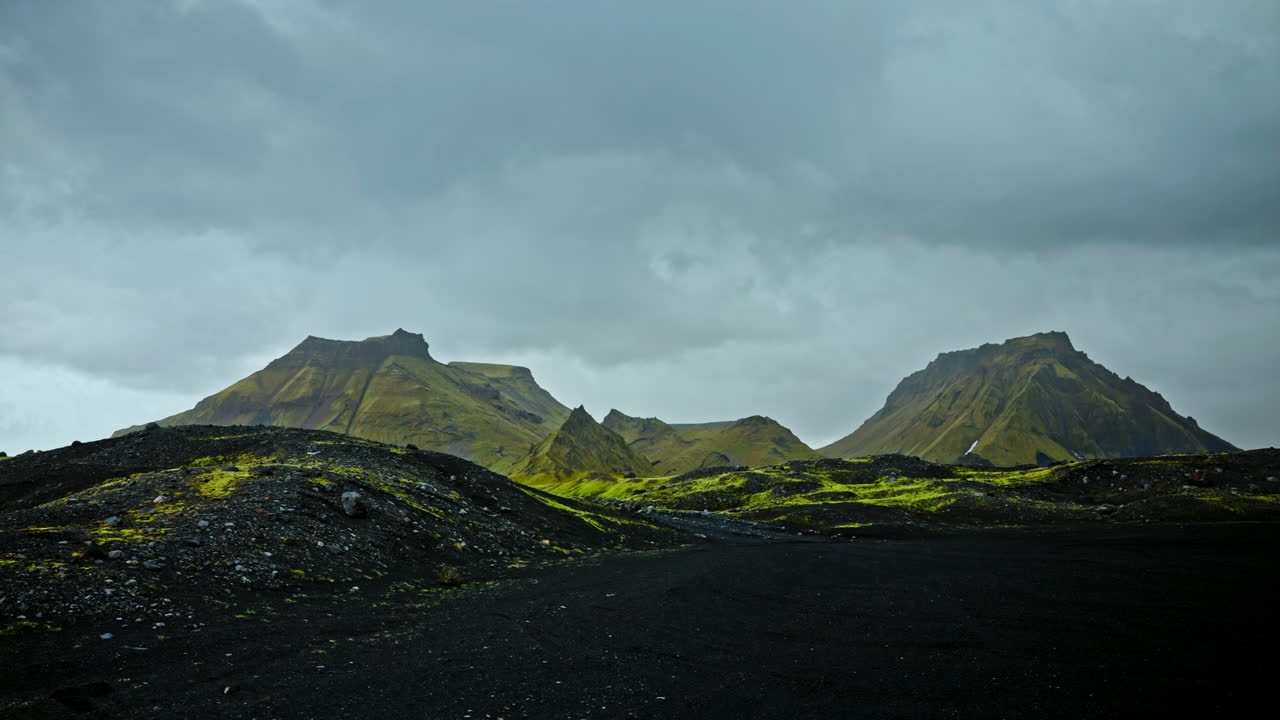 Premium stock video - Dramatic icelandic landscape