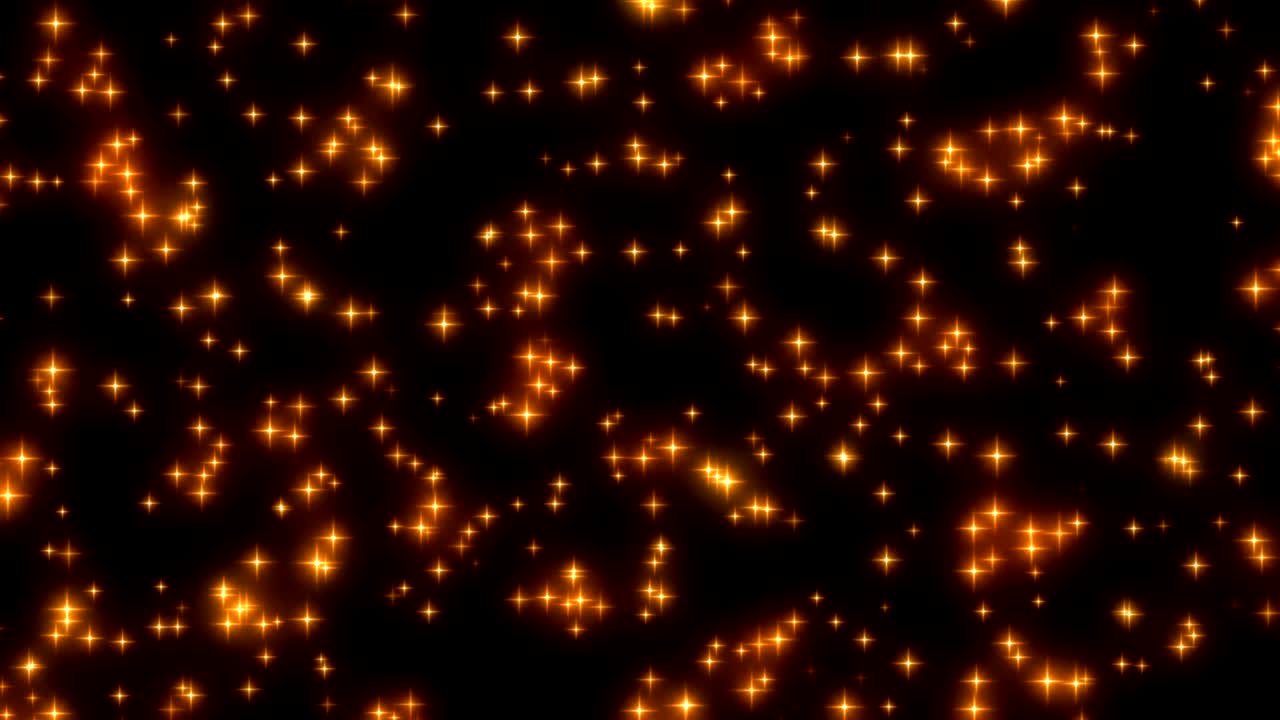 Glowing Star Particles Background Loop | Premium Stock Video Footage