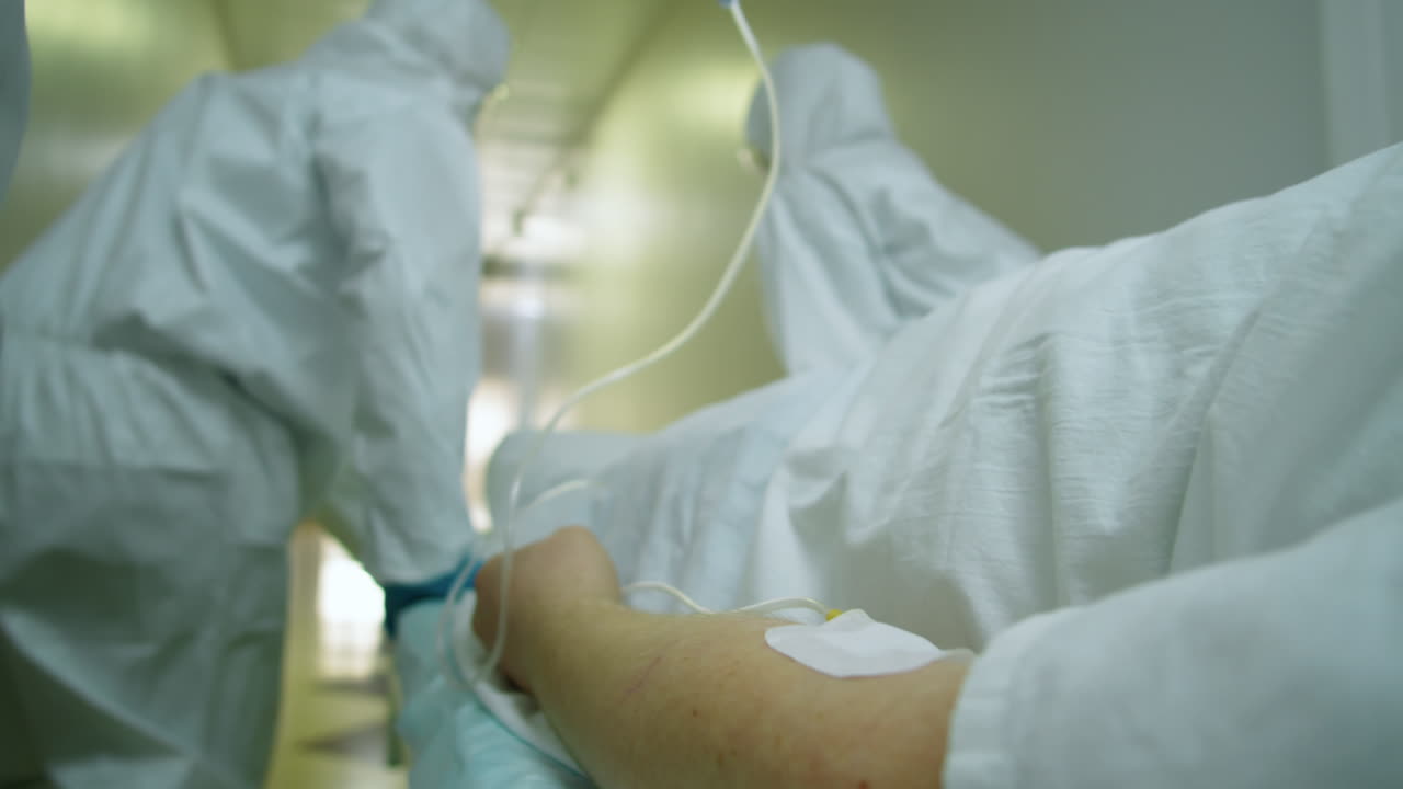 Emergency Patient Getting BVM Ventilation On Gurney Free Stock Video ...