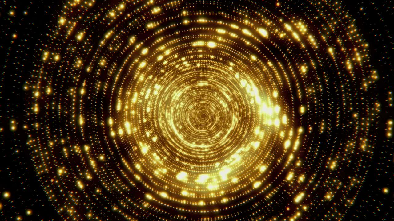 Golden Rings Background 4K | Premium Stock Video Footage