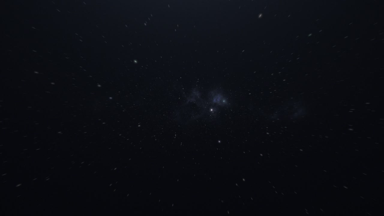 Slowly flying through deep space, passing stars, pov, cinematic, loop ...