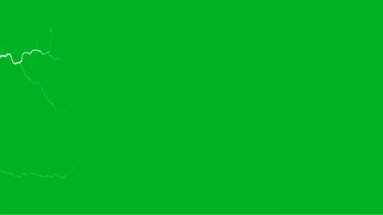 Lighting bolt motion graphics with green screen background. | Premium ...