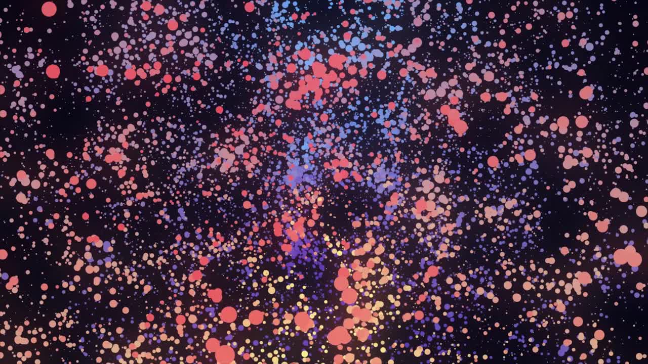 Premium stock video - Abstract colorful dot pattern background