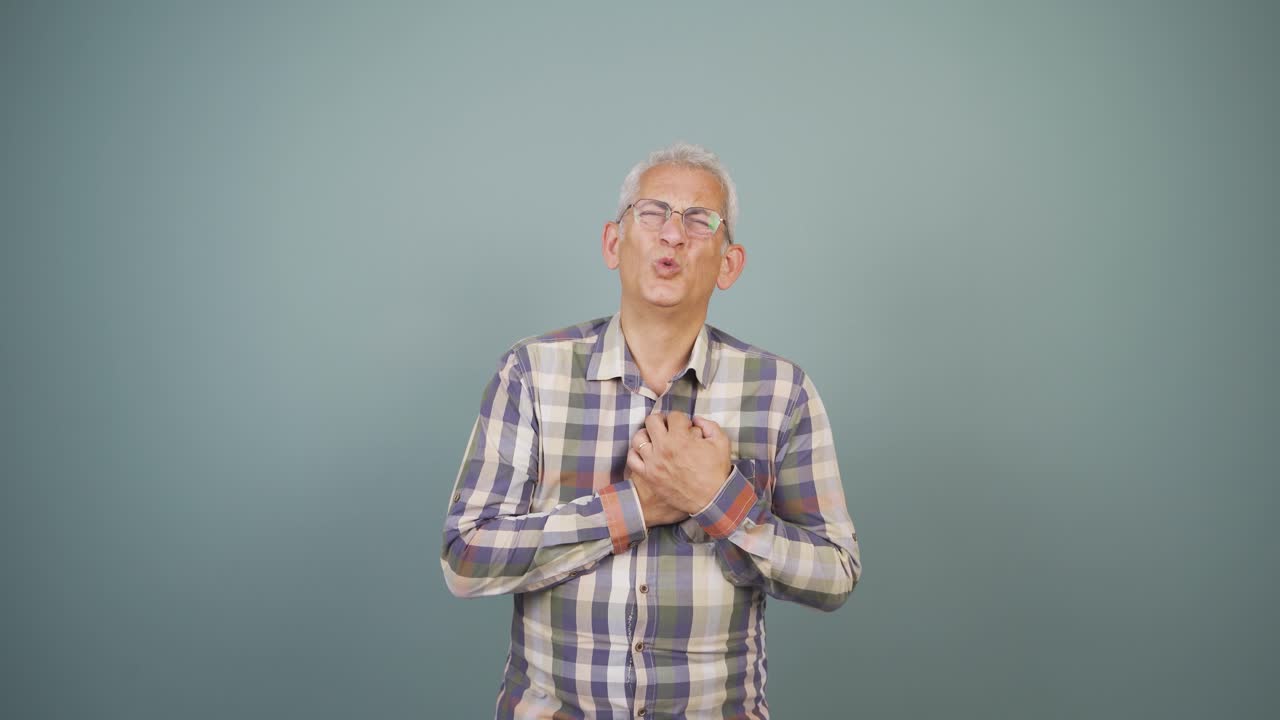Premium stock video - Heart attack.