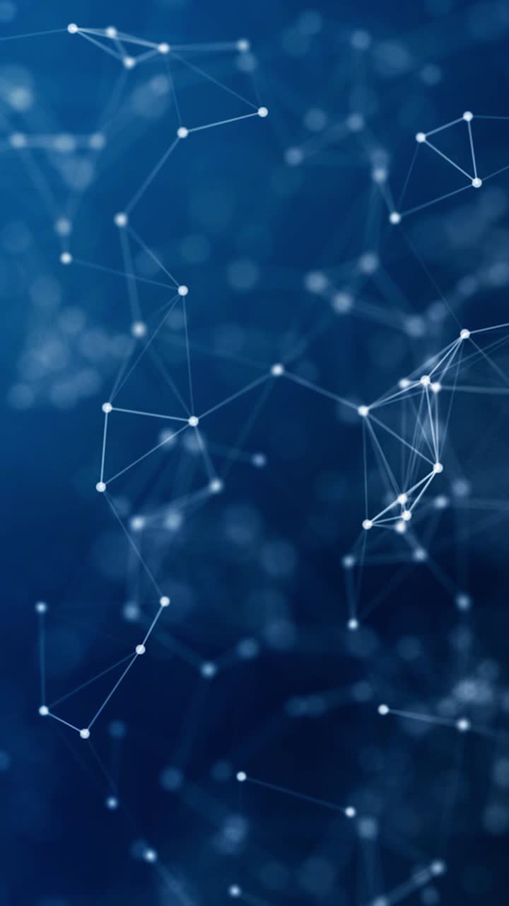 Abstract Blue Network Background | Premium Stock Video Footage