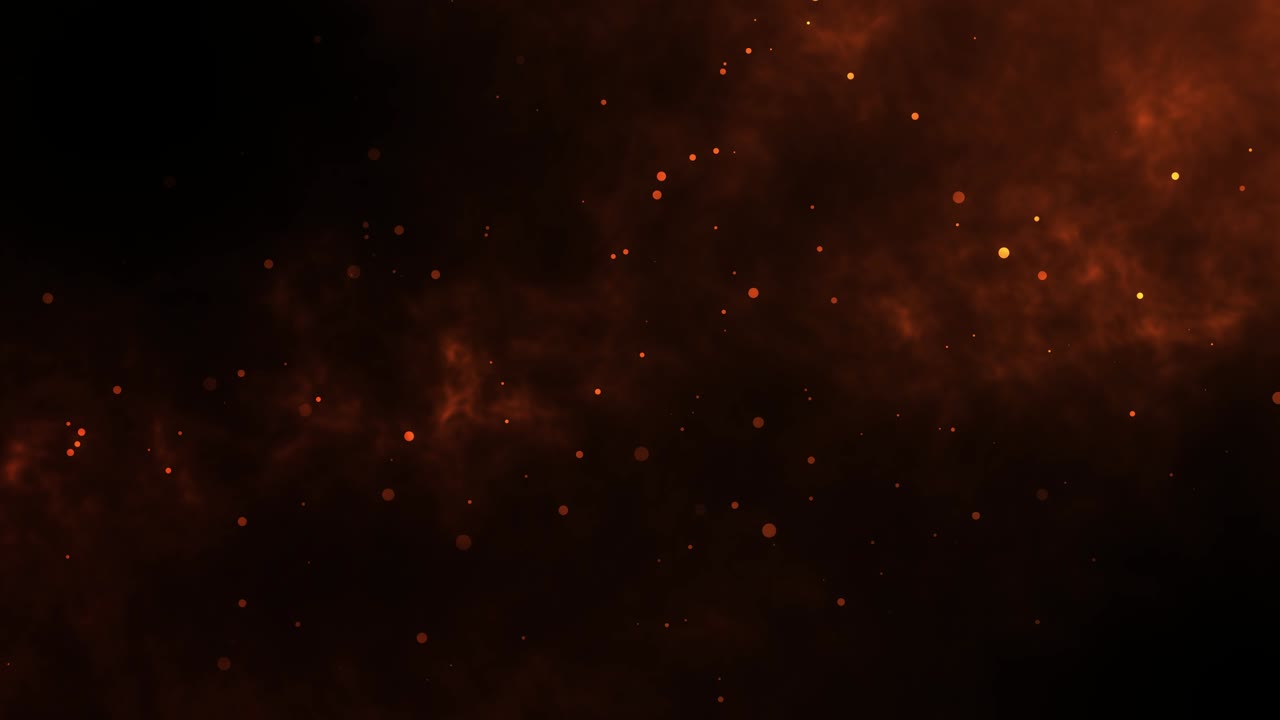 particles flying in wind on fire background animation | freepik