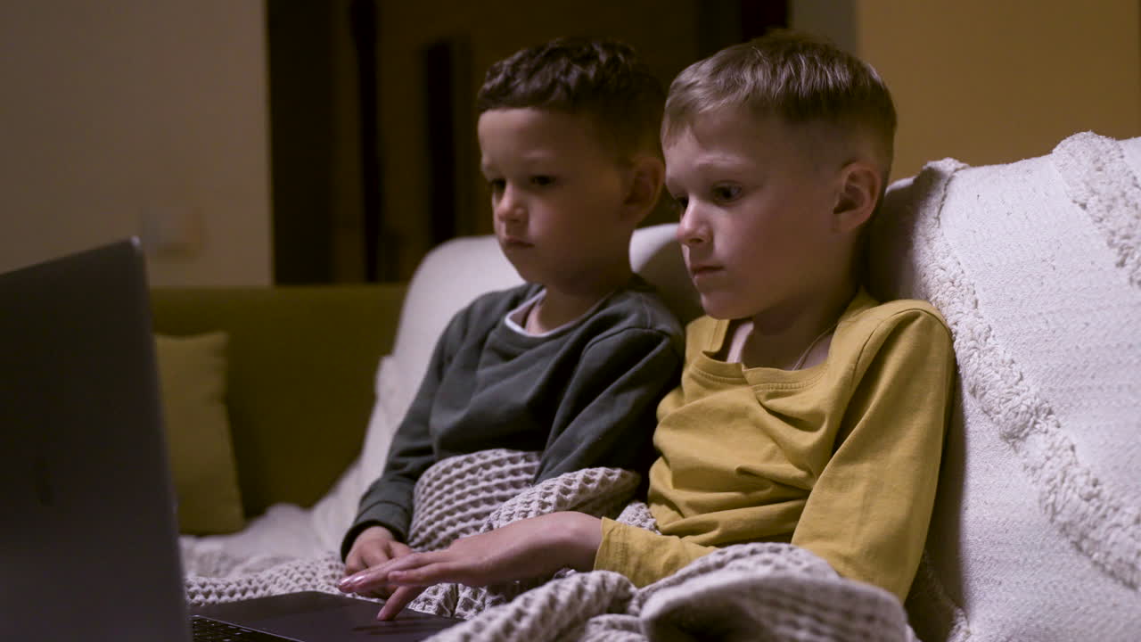 Free stock video - Kids enjoying film