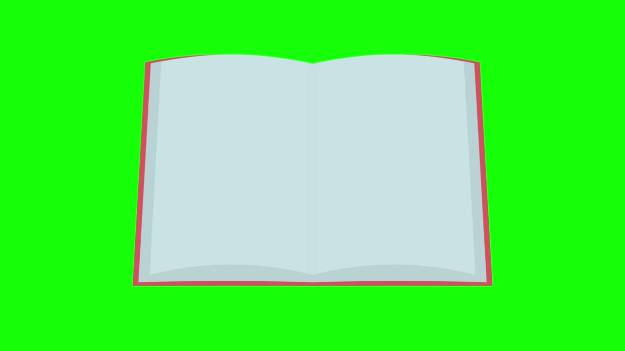 Sencillo y lindo libro animado de 2 segundos de bucle | Vídeo de stock ...