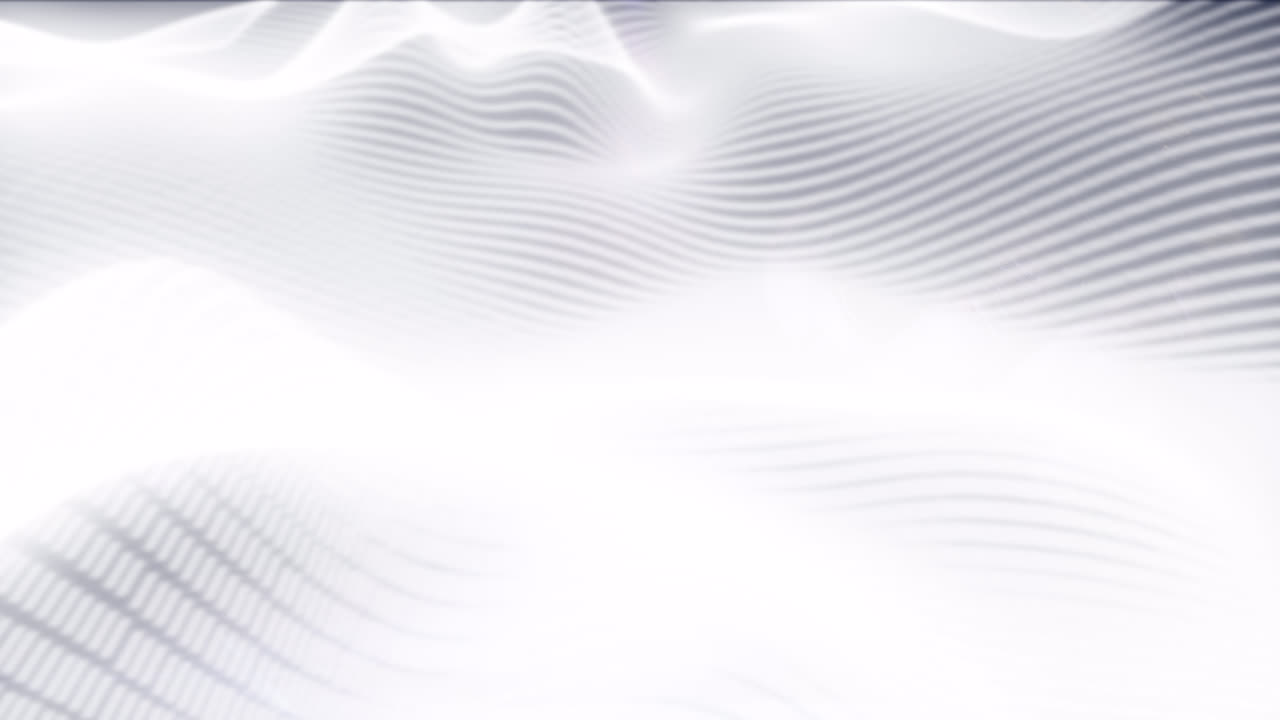 Premium stock video - Animation of waves moving on white background