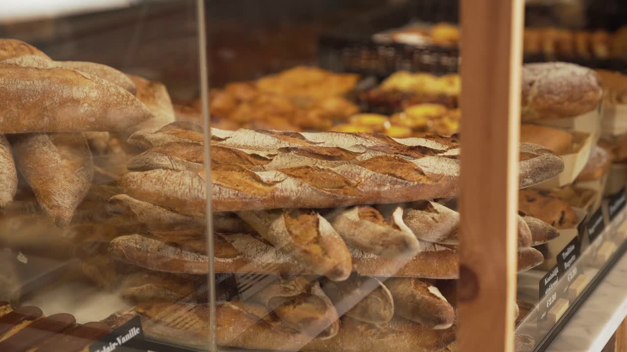 Baguette Bread At The Bakery Free Stock Video Footage Download Clips