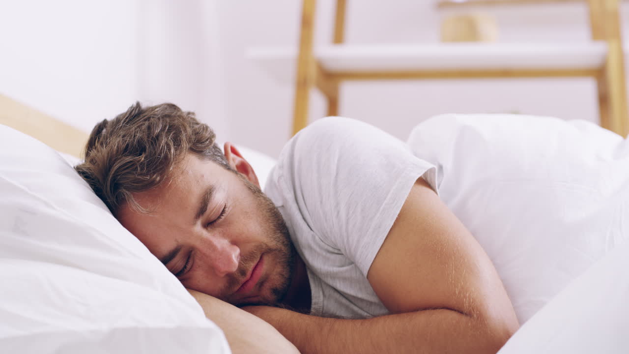 Premium stock video - In a peaceful slumber