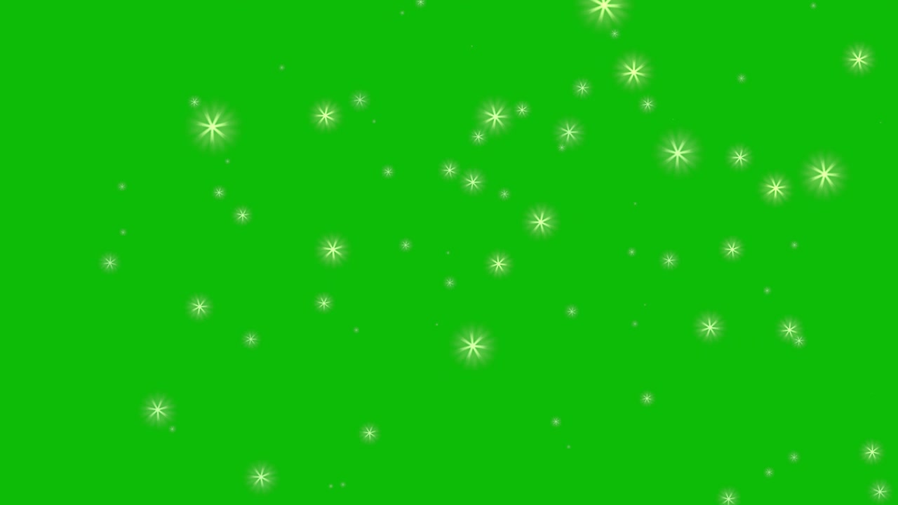 Premium stock video - Visual effects, vfx, particles floating on green ...