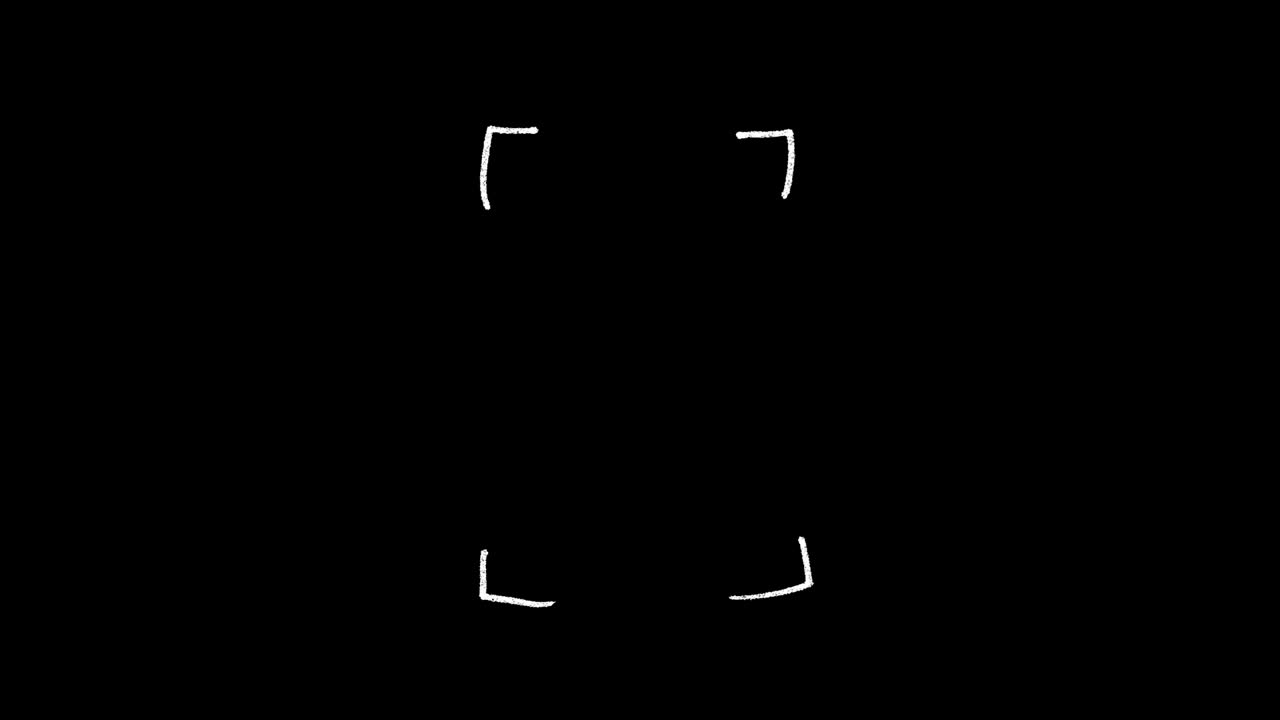 Premium stock video - Brackets hand drawn animation with screen ...