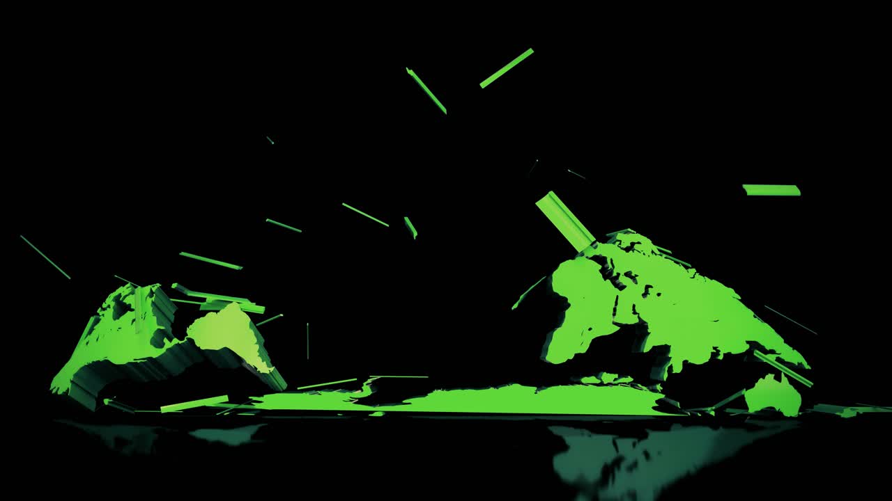 Descarga Gratis Vídeos De Stock De Mapa De La Tierra Mundo Explotando ...