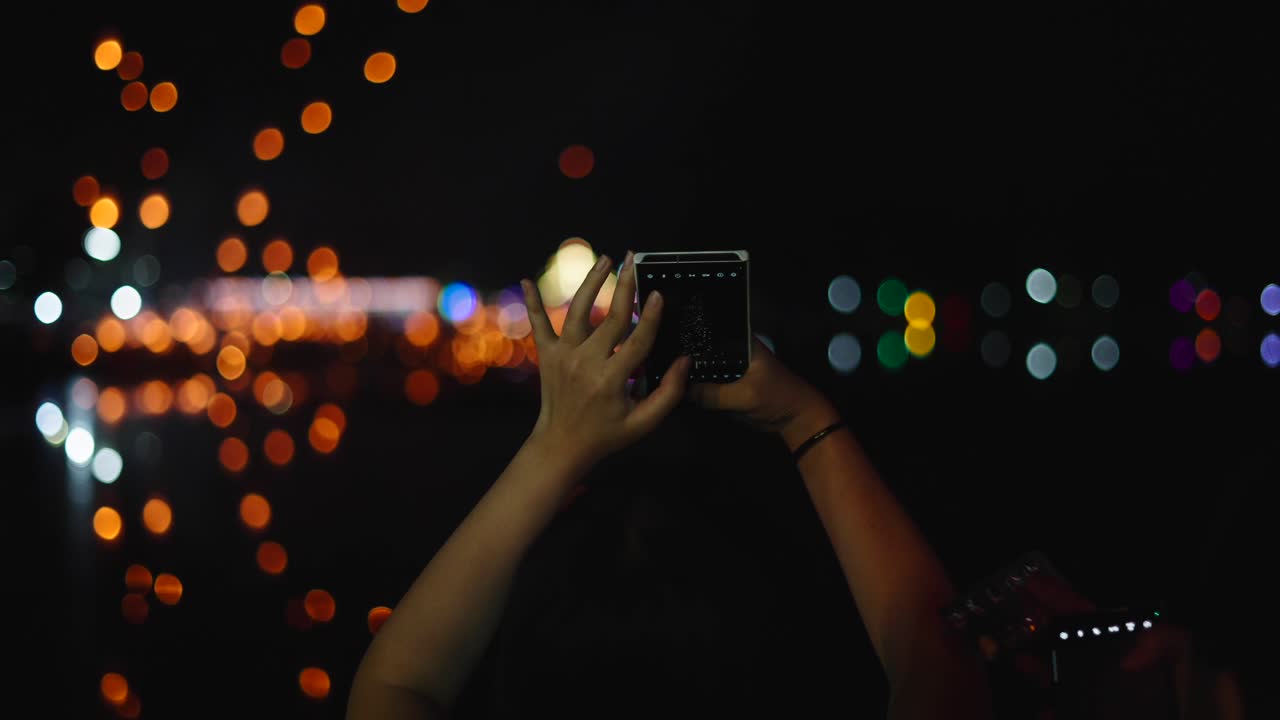 Smartphone Photography at Night | Premium Stock Video Footage